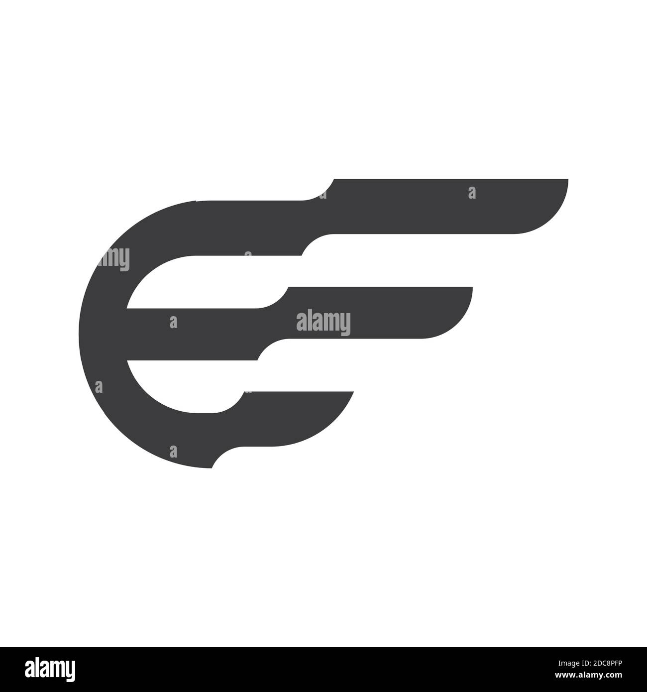 Initial letter ef logo or fe logo vector design template Stock Vector ...