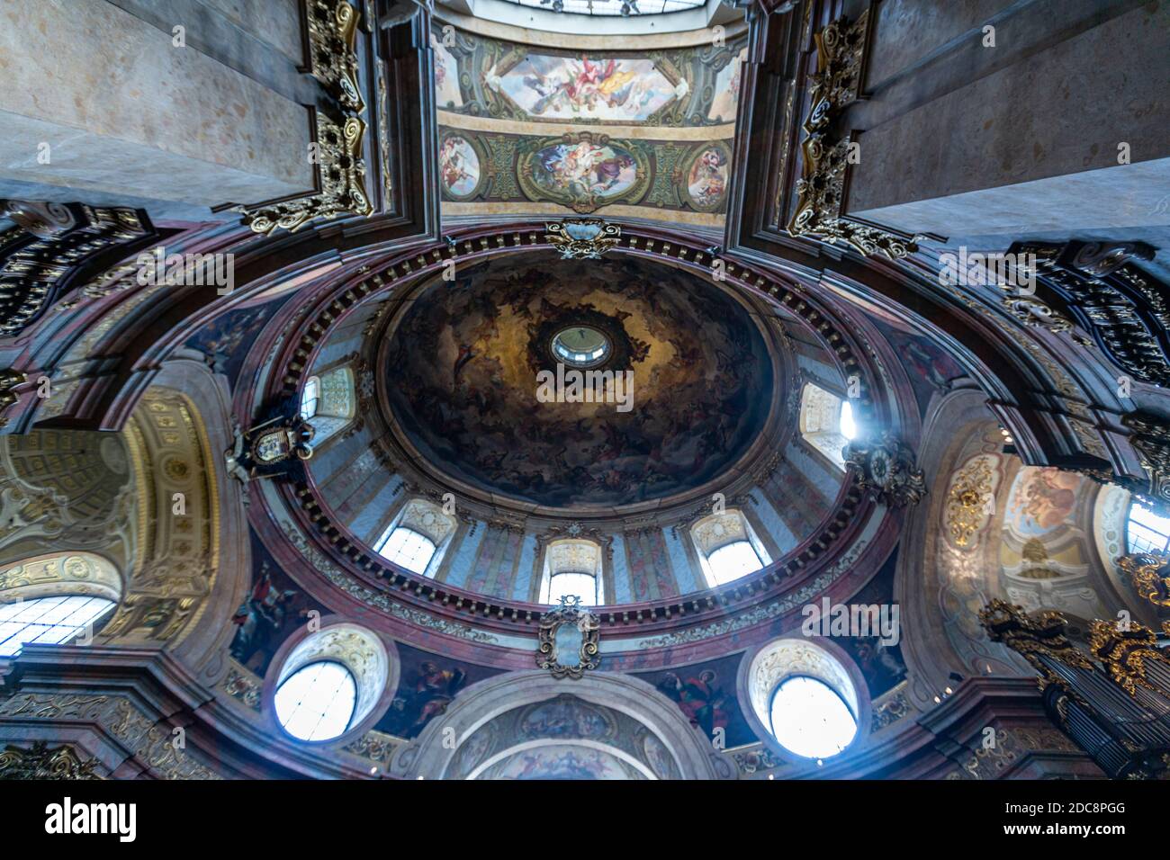 Peterskirche church baroque style hi-res stock photography and images ...