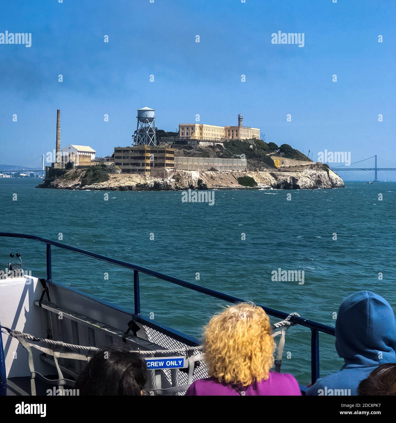 Alcatraz Island and Alcatraz Prison which is located in San Francisco ...