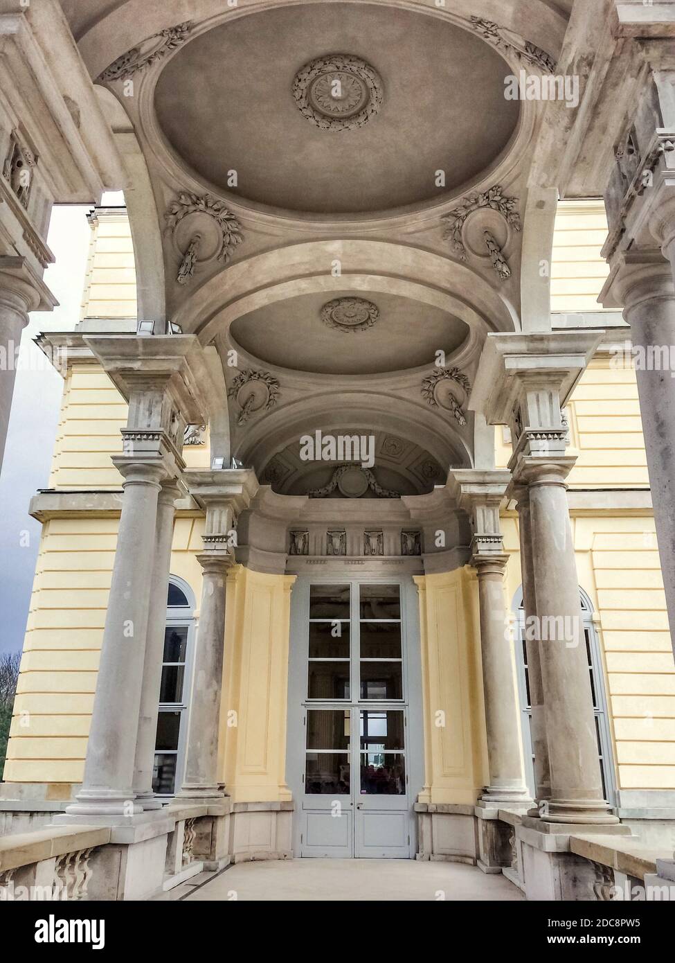 creation of architectural art, beautiful building, built in classical ...