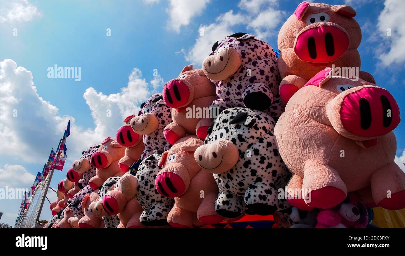Prize stuffed animals carnival game hi-res stock photography and images ...