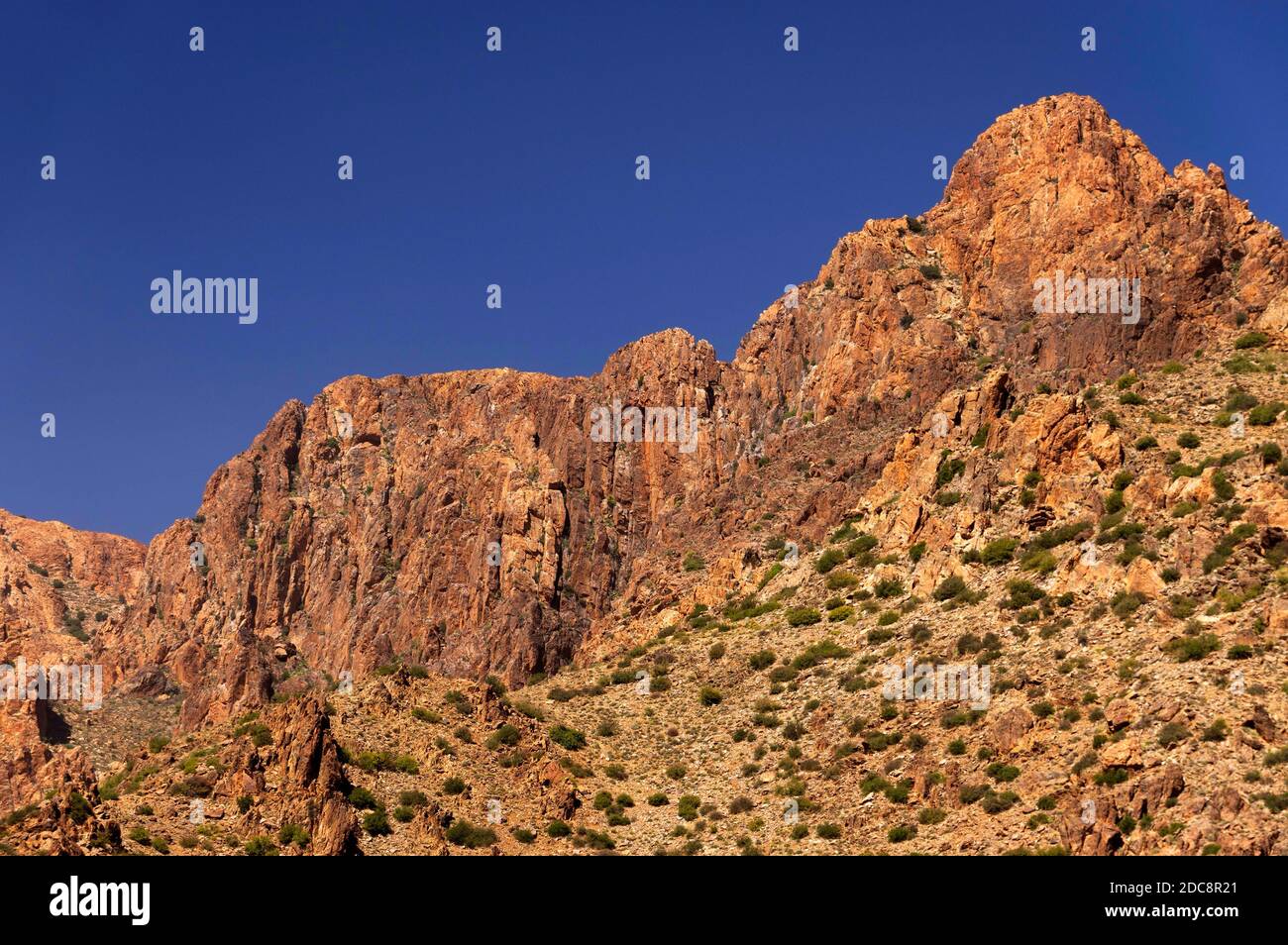 Alpine landscape of Atlas Mountains, South Morocco, Africa Stock Photo ...