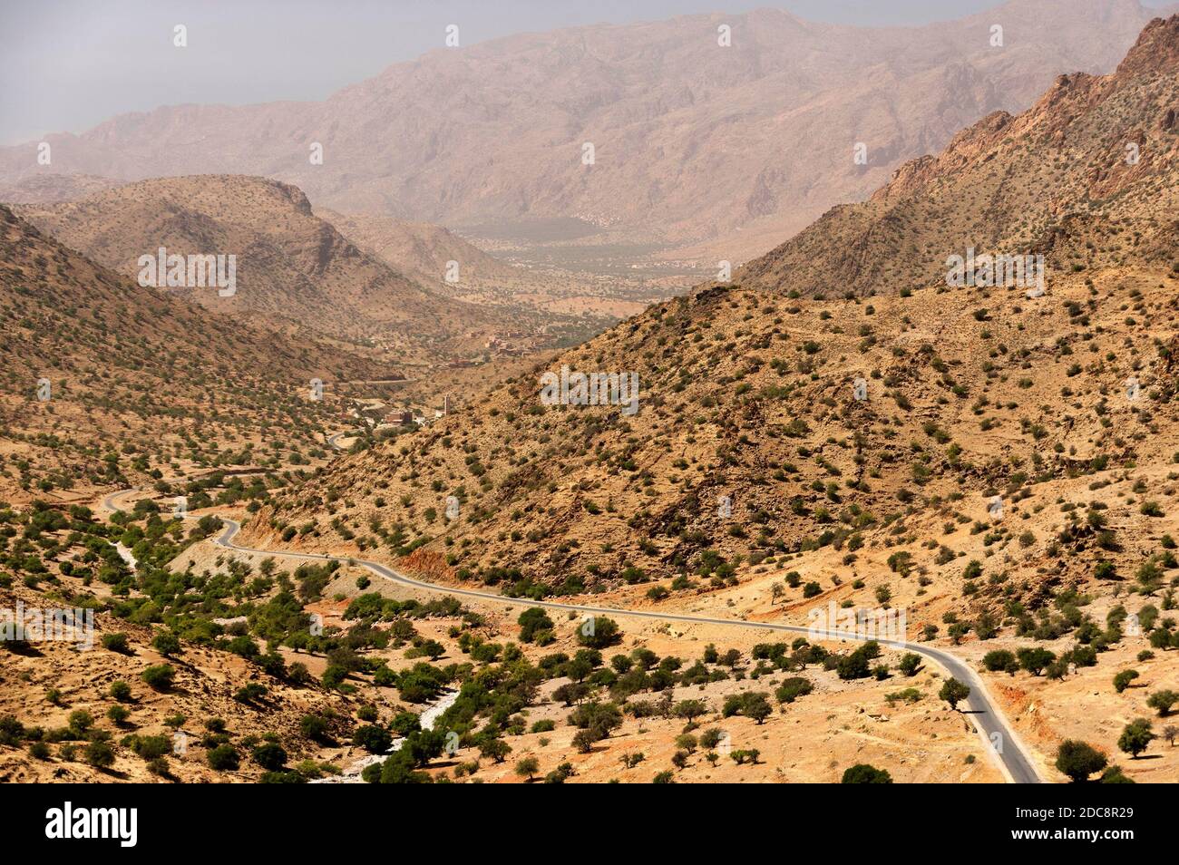 Alpine landscape of Atlas Mountains, South Morocco, Africa Stock Photo ...