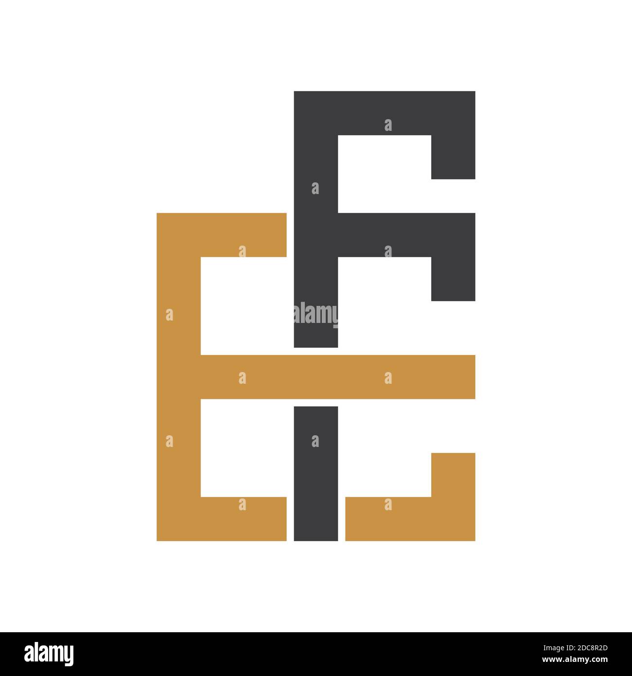 Initial letter ef logo or fe logo vector design template Stock Vector ...