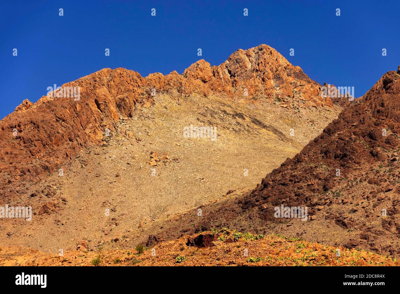 Alpine landscape of Atlas Mountains, South Morocco, Africa Stock Photo ...