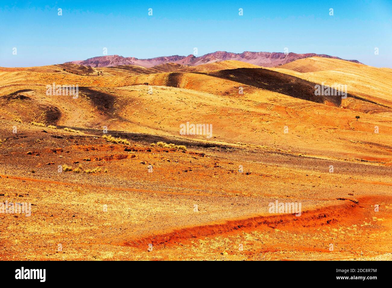 Alpine landscape of Atlas Mountains, South Morocco, Africa Stock Photo ...