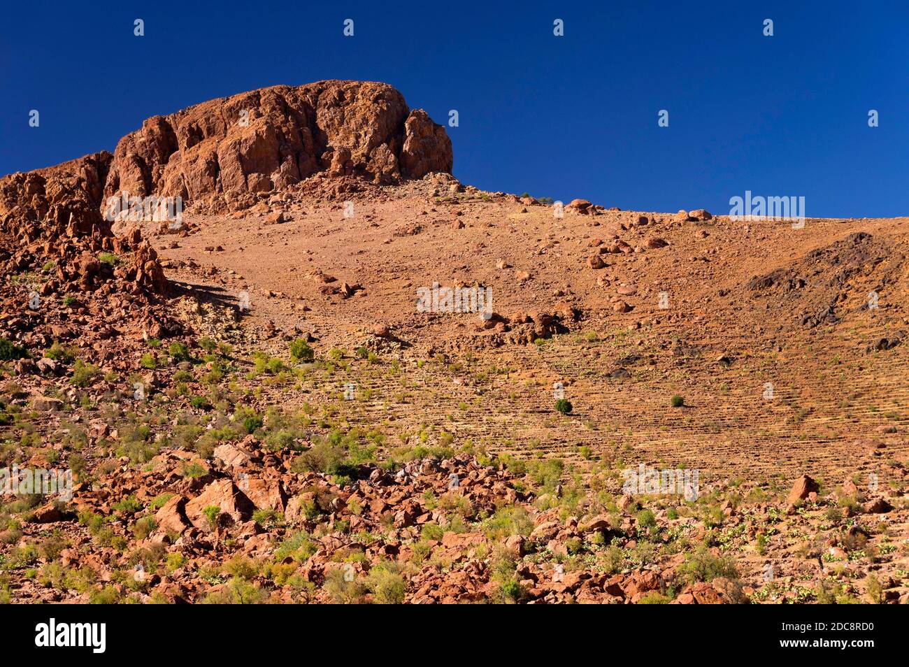 Alpine landscape of Atlas Mountains, South Morocco, Africa Stock Photo ...
