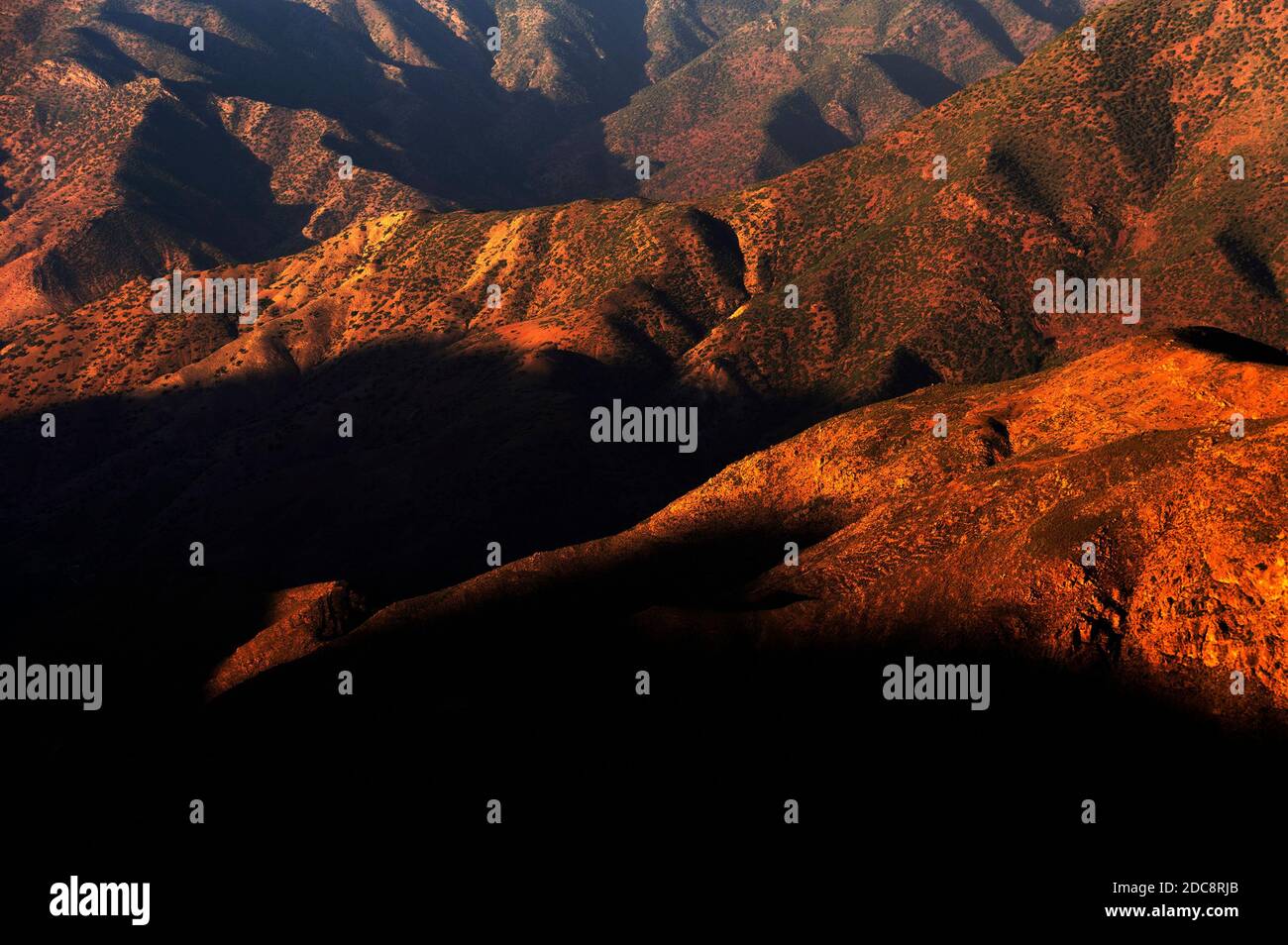 Alpine landscape of Atlas Mountains, South Morocco, Africa Stock Photo ...