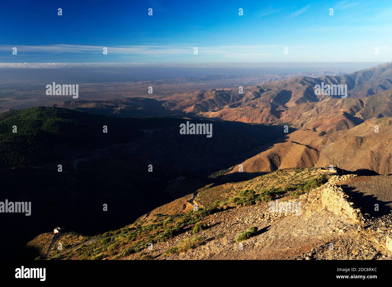 Alpine landscape of Atlas Mountains, South Morocco, Africa Stock Photo ...