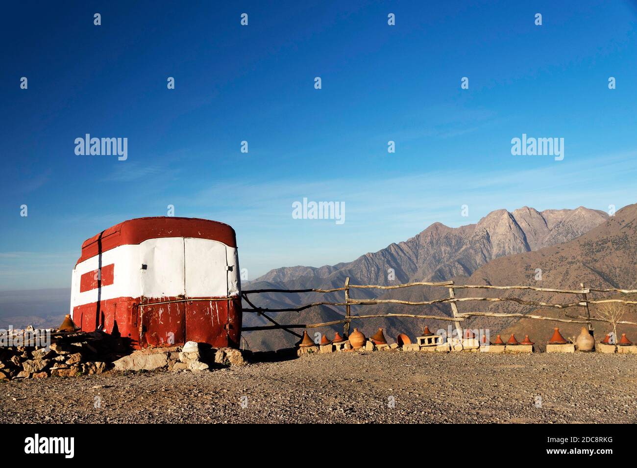 Alpine landscape of Atlas Mountains, South Morocco, Africa Stock Photo ...