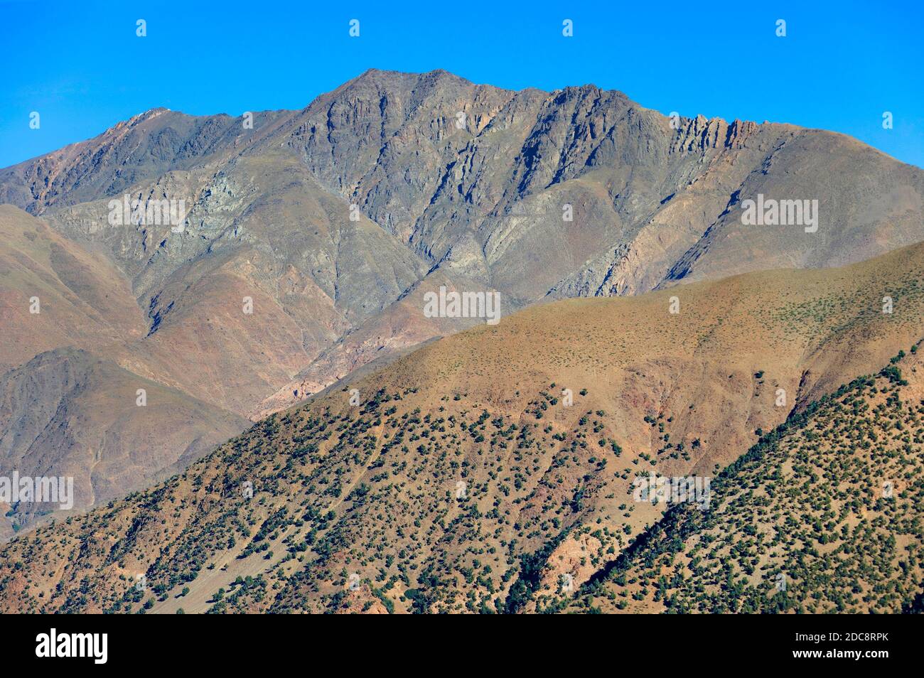 Alpine landscape of Atlas Mountains, South Morocco, Africa Stock Photo ...