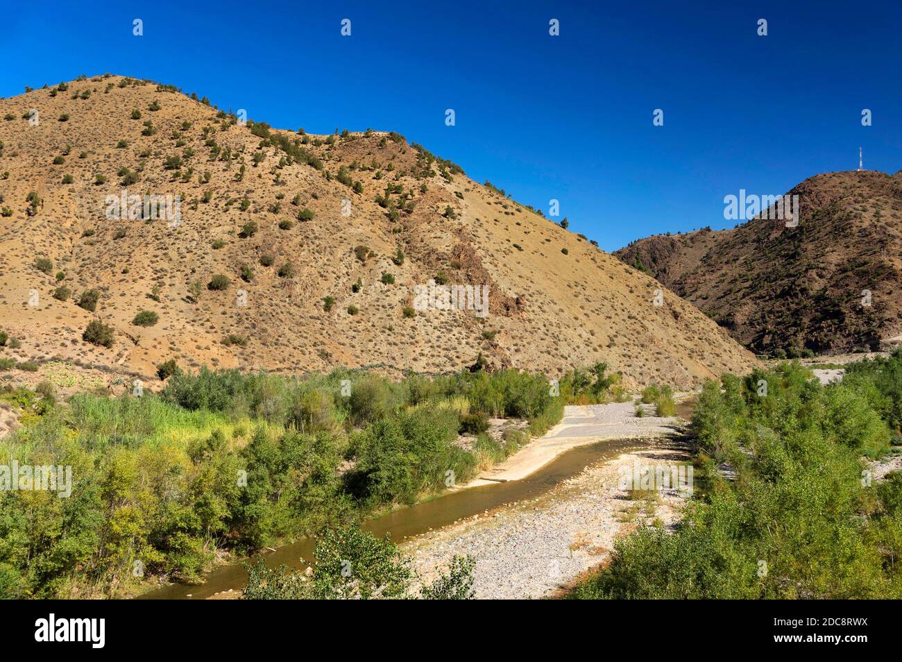 Alpine landscape of Atlas Mountains, South Morocco, Africa Stock Photo ...