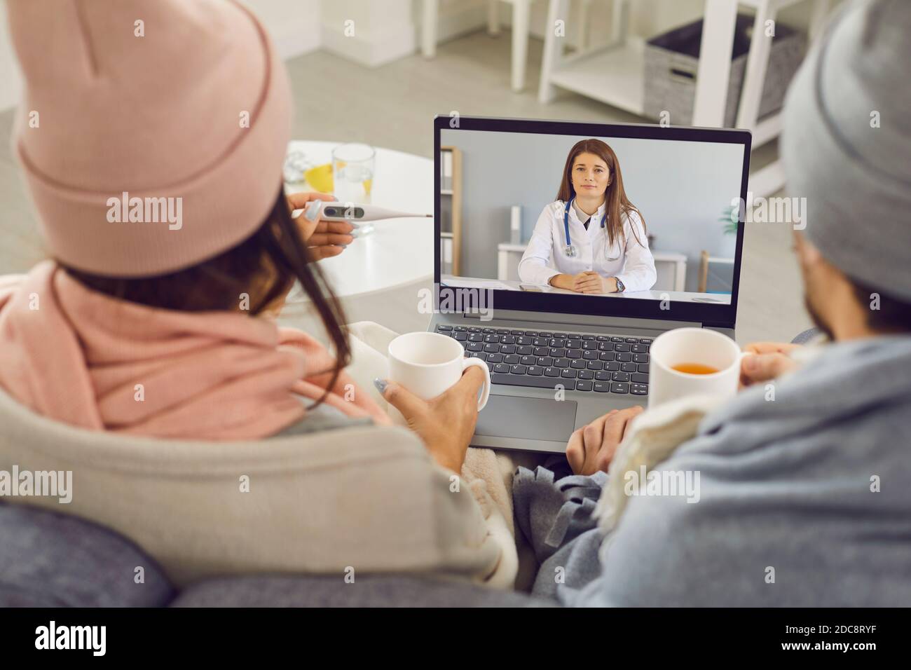 Call the doctor tea plaid hi-res stock photography and images - Alamy