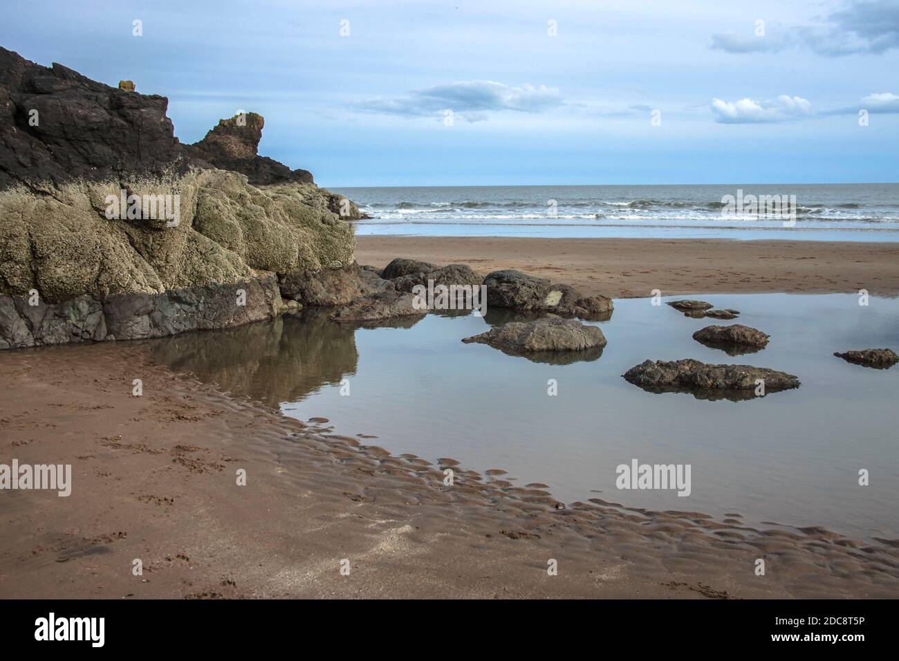 St Cyrus Beach. Aberdeenshire, Scotland, UK Stock Photo - Alamy