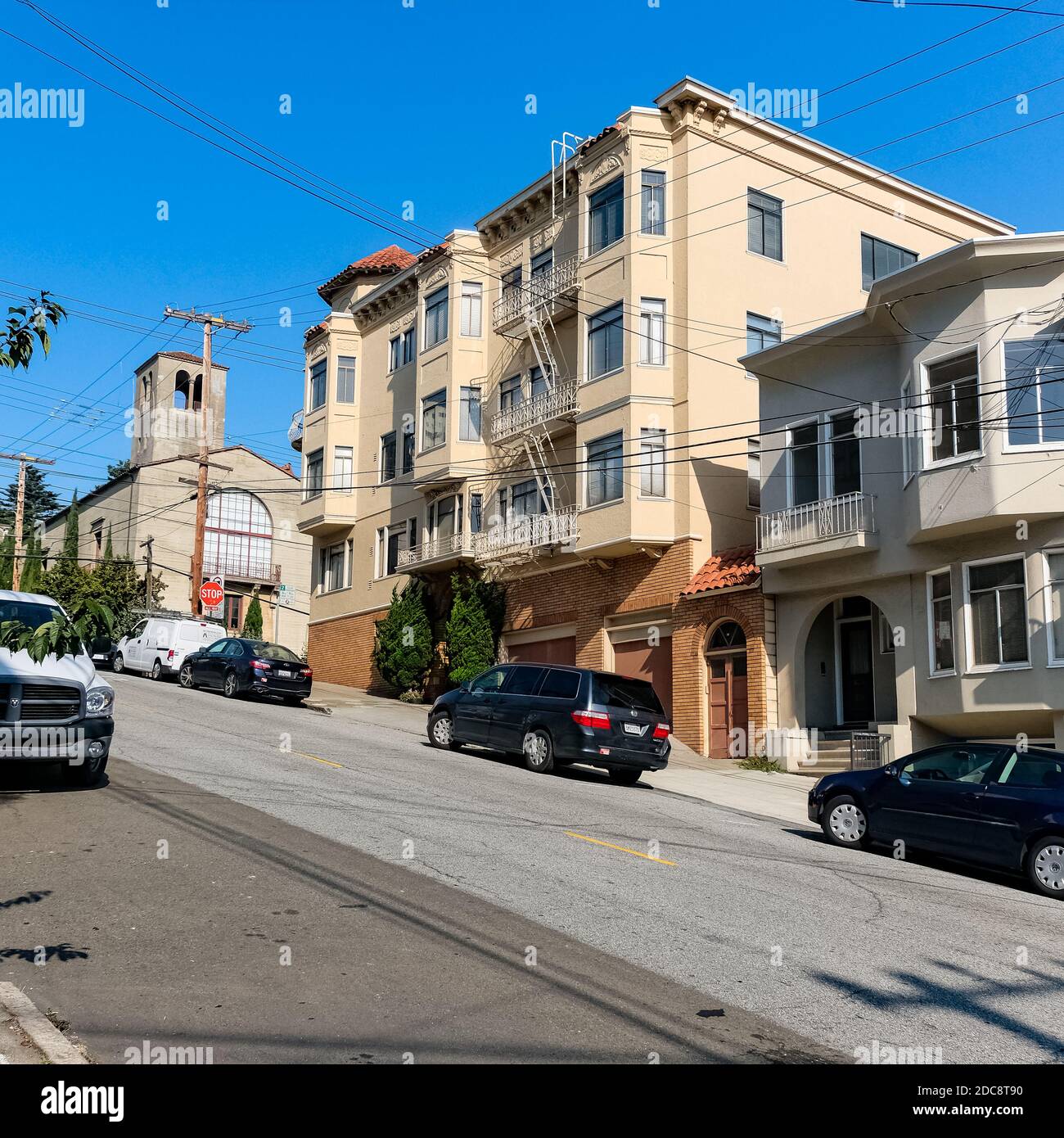 San Francisco street in California Stock Photo - Alamy