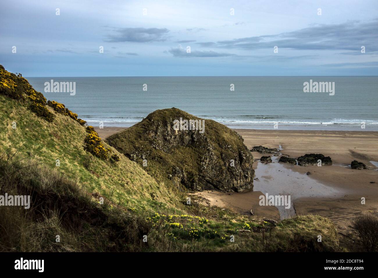 St Cyrus Beach. Aberdeenshire, Scotland, UK Stock Photo - Alamy