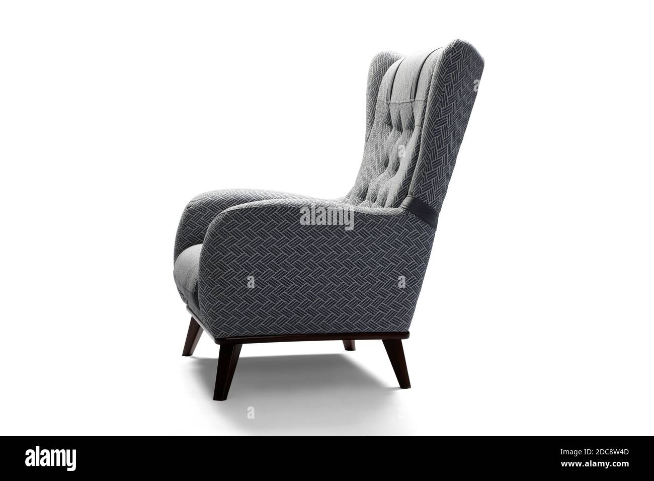 Single sofa modern comfort on white background . side view Stock Photo ...