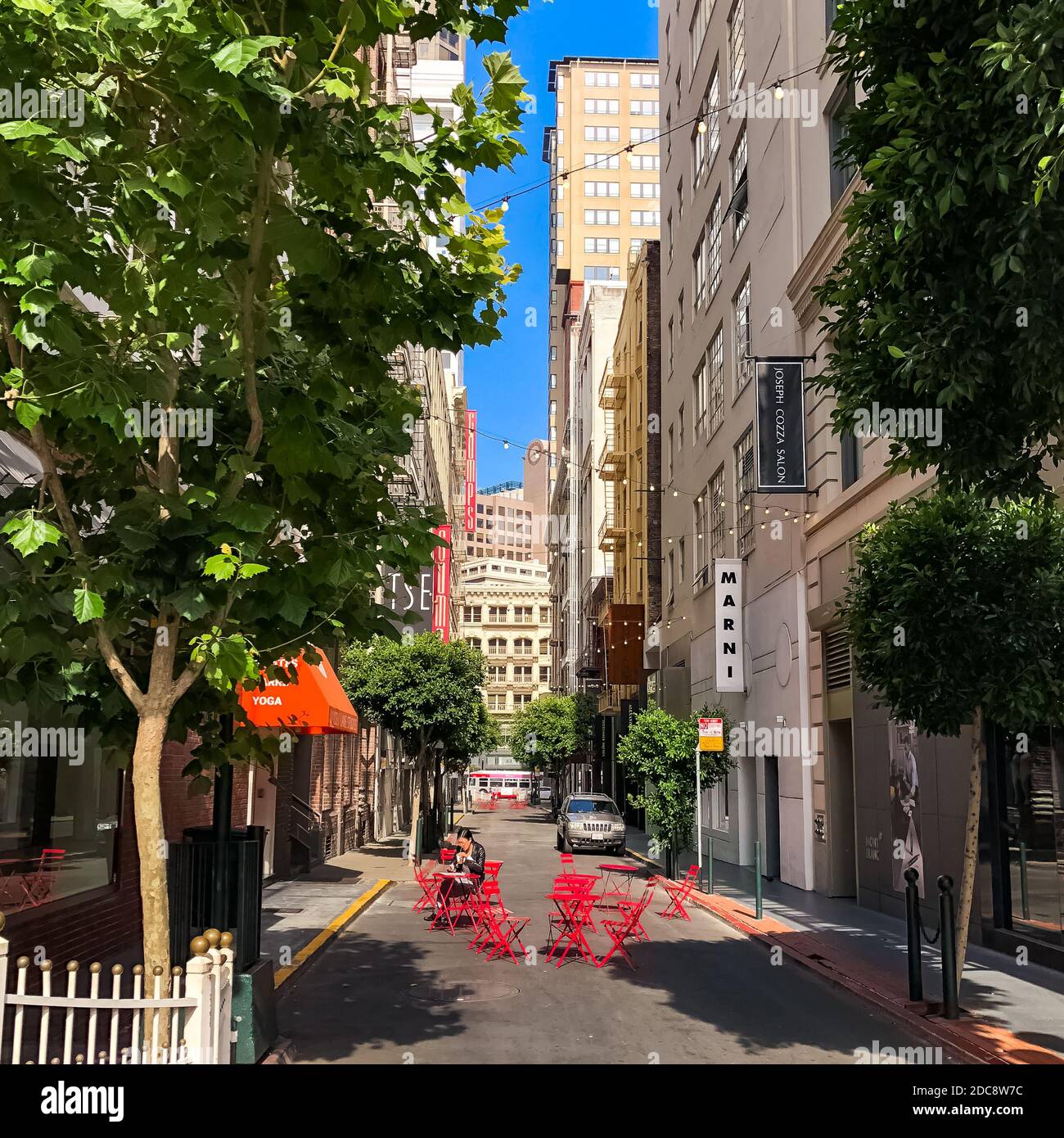 San Francisco street in California Stock Photo - Alamy