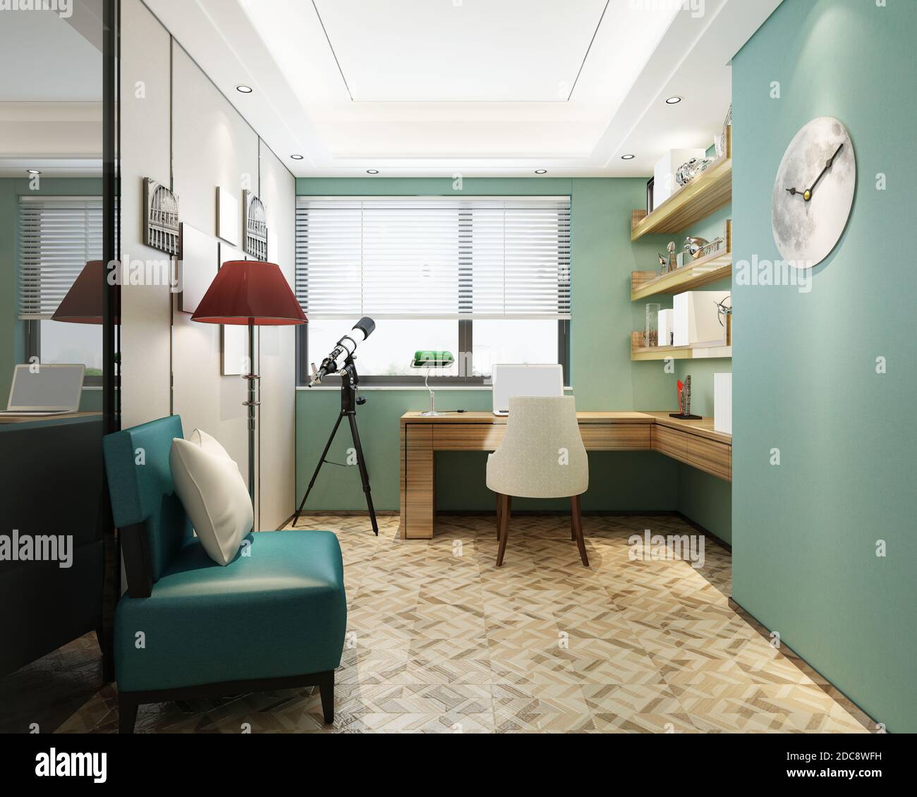 Study room nobody hi-res stock photography and images - Alamy