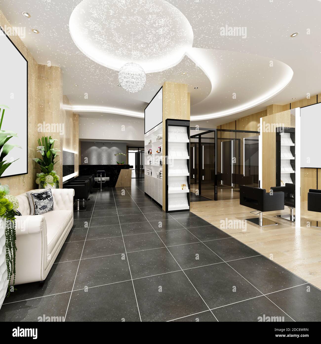 3d render of shop Stock Photo - Alamy