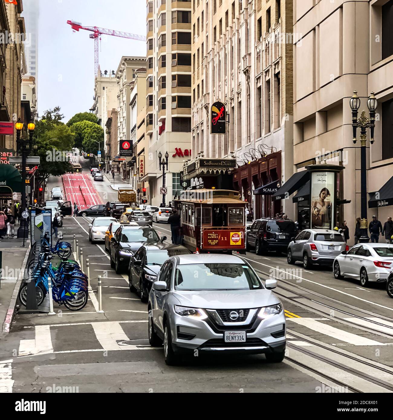 San Francisco street in California Stock Photo - Alamy
