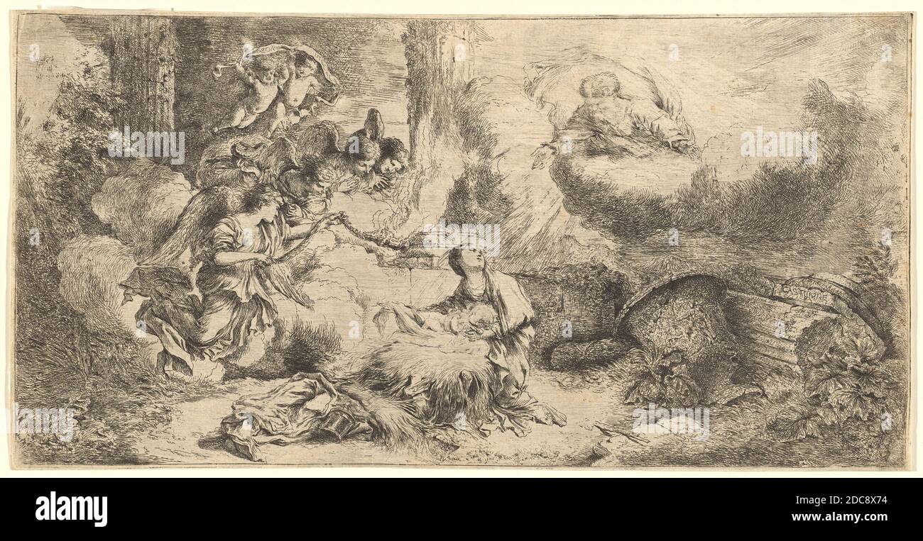 Christ and angels adoring god hi-res stock photography and images - Alamy