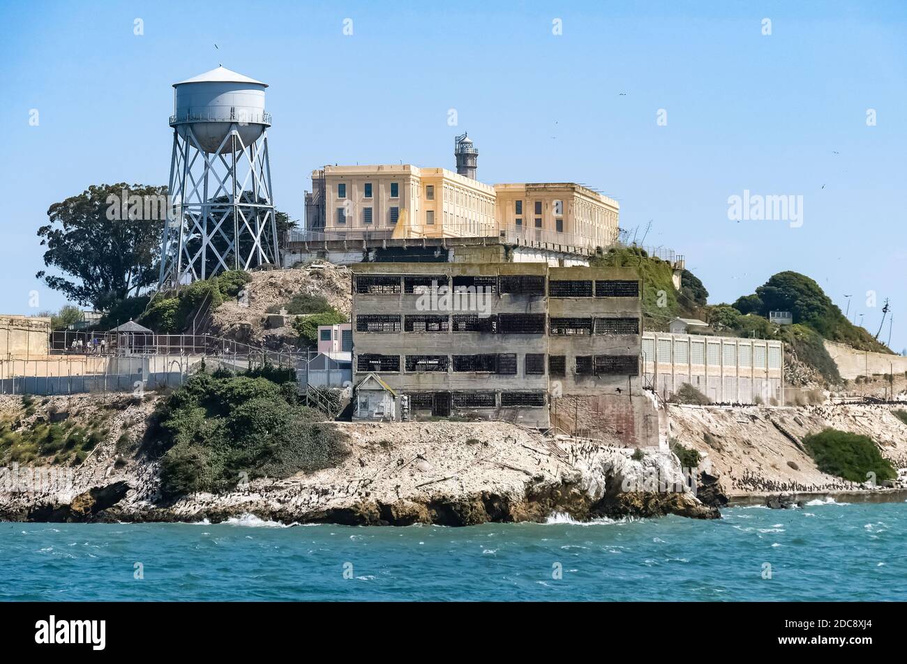 Alcatraz Island and Alcatraz Prison which is located in San Francisco ...