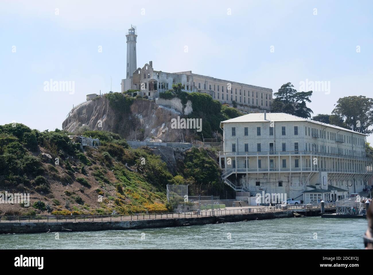 Alcatraz Island and Alcatraz Prison which is located in San Francisco ...