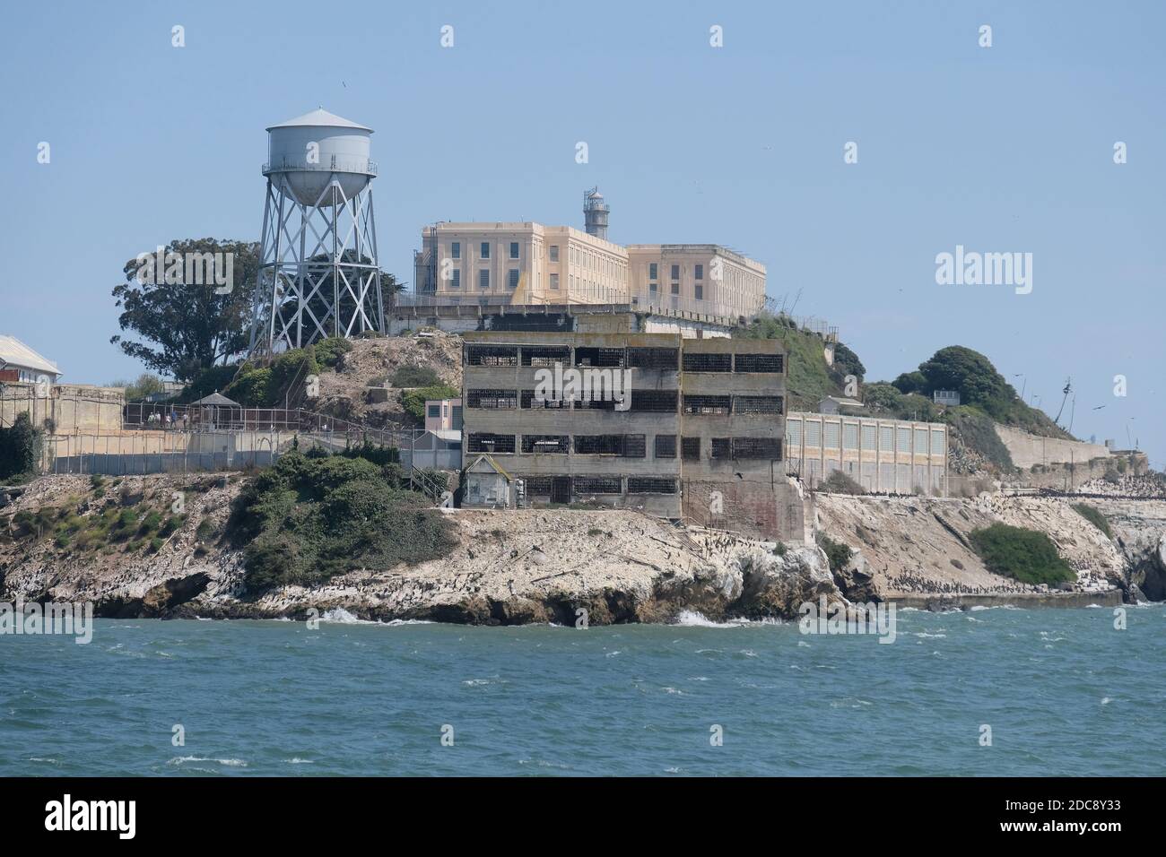 Alcatraz Island and Alcatraz Prison which is located in San Francisco ...