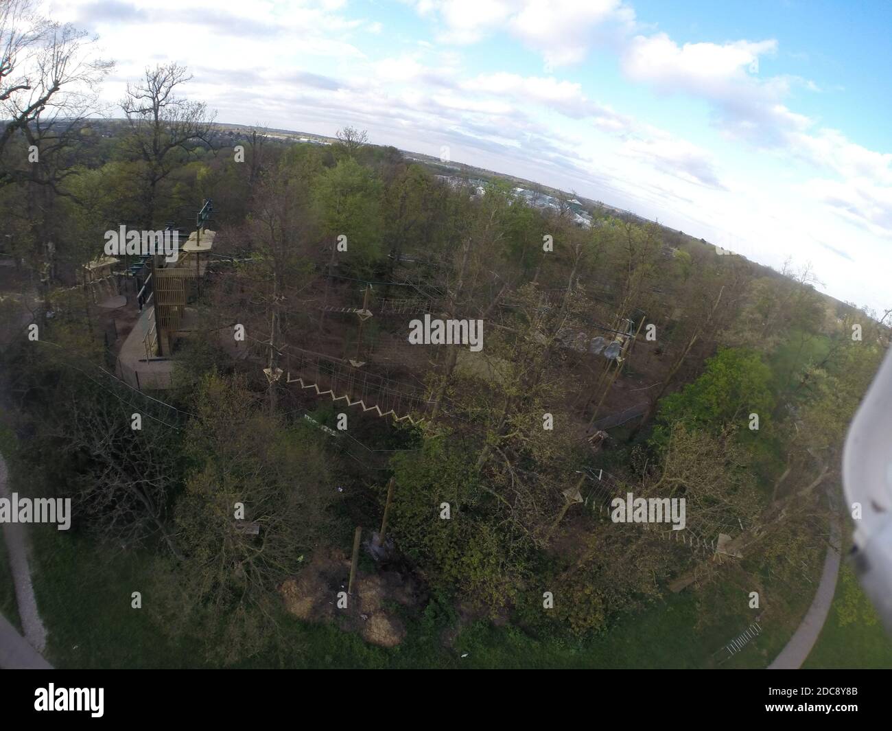 Aerial photo of Wild Wood, Guildford Stock Photo - Alamy