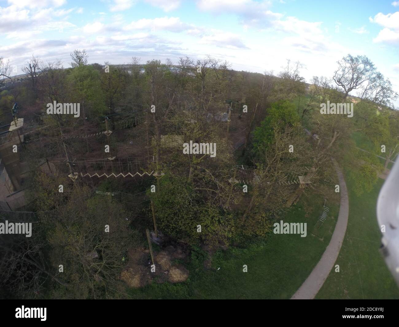 Aerial photo of Wild Wood, Guildford Stock Photo - Alamy