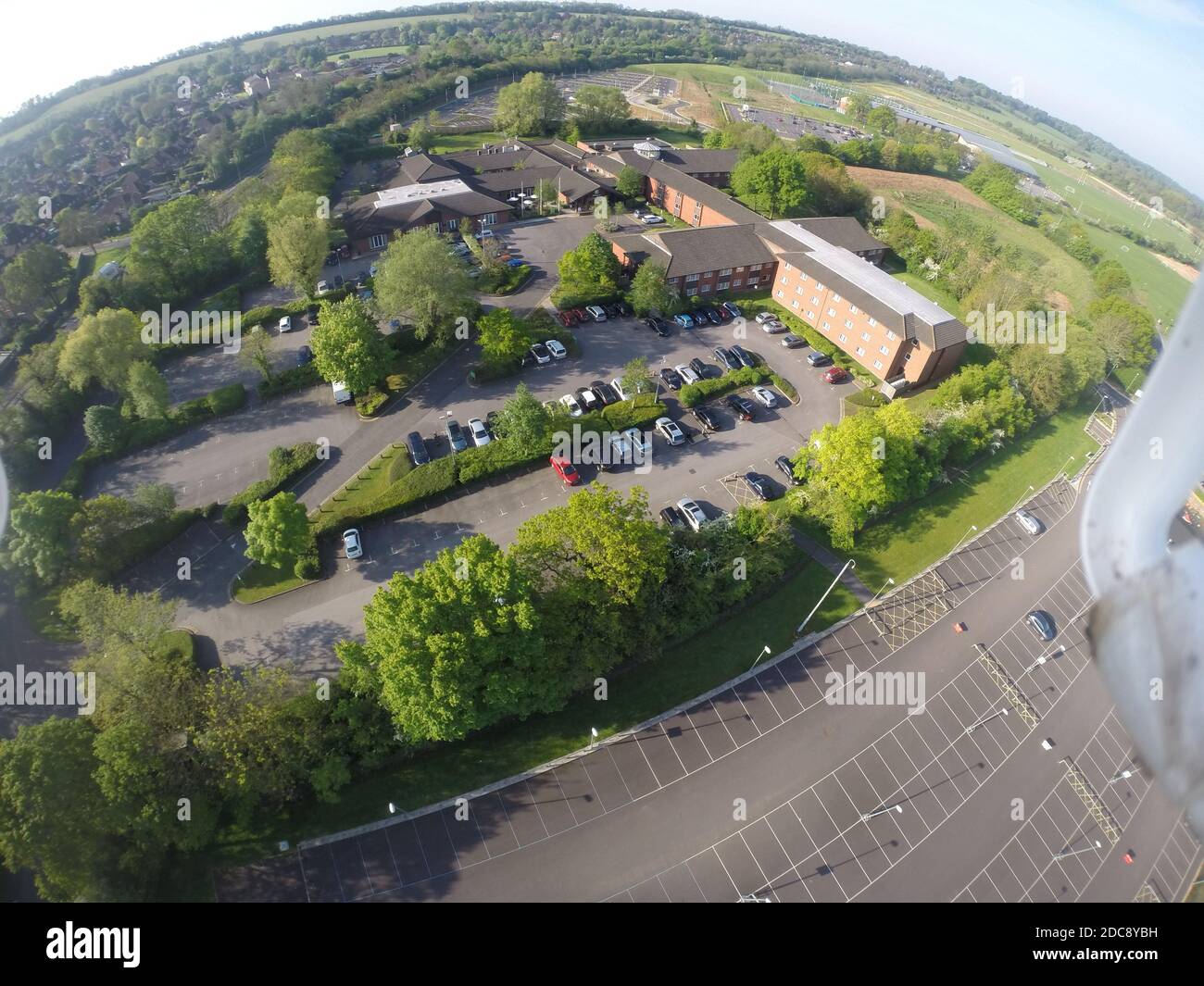 Aerial photo of Guildford Holiday Inn Stock Photo - Alamy