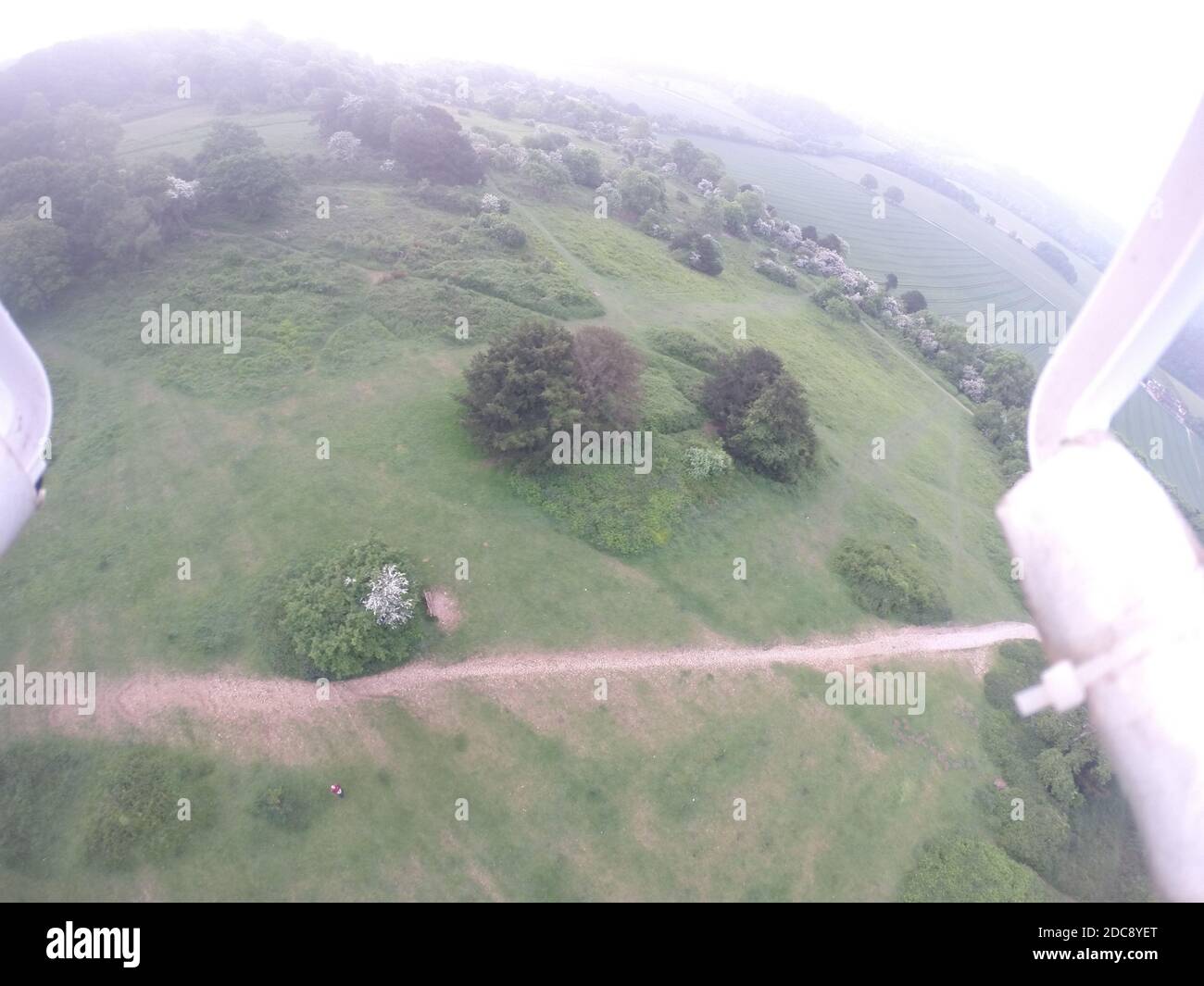 Aerial photo of Newlands Corner Stock Photo - Alamy
