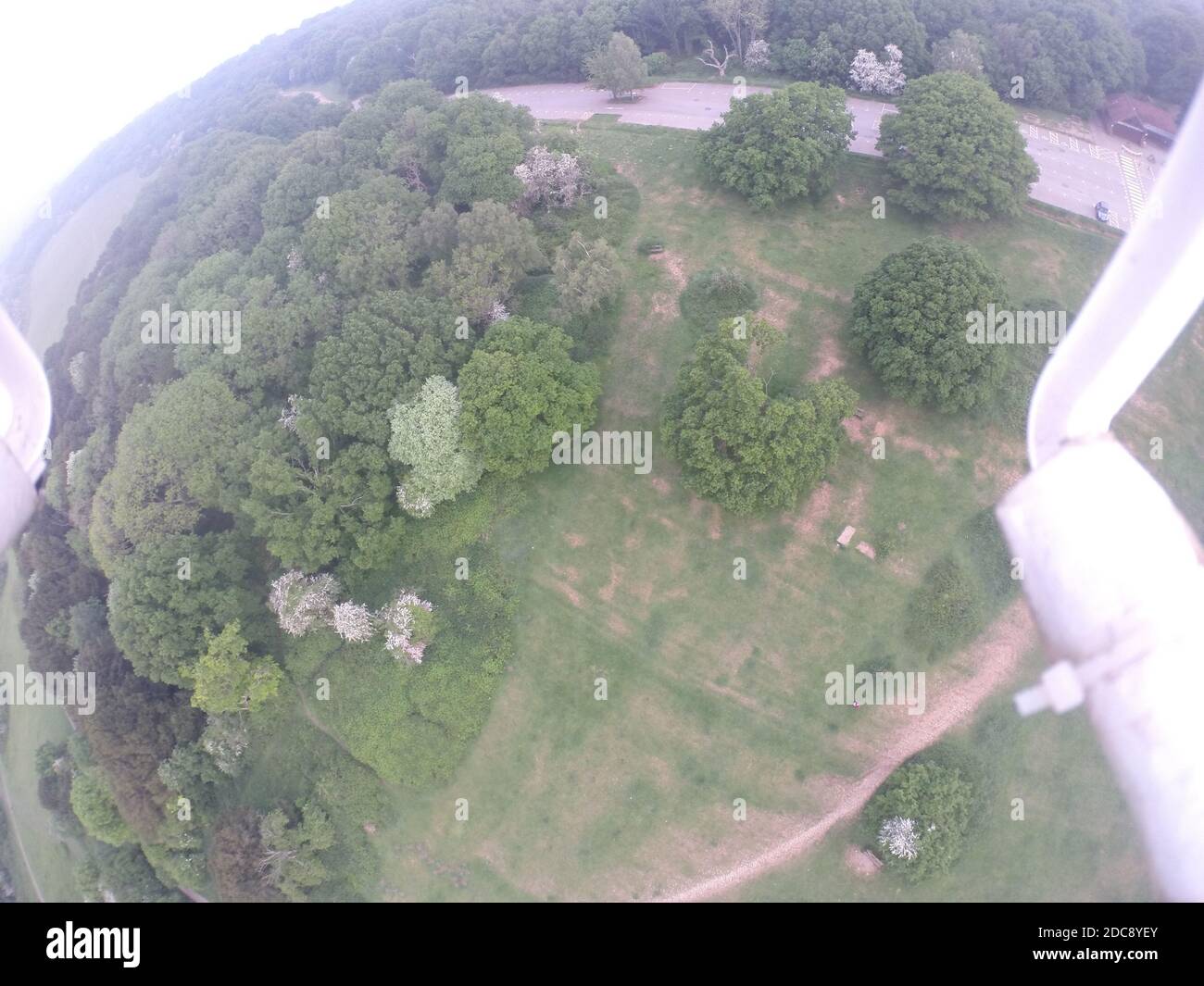 Aerial photo of Newlands Corner Stock Photo - Alamy
