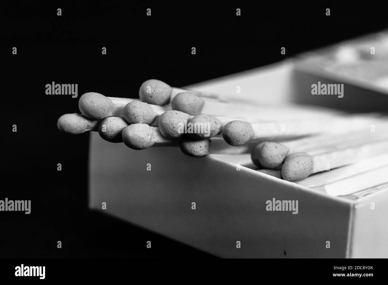 Matches texture Black and White Stock Photos & Images - Alamy