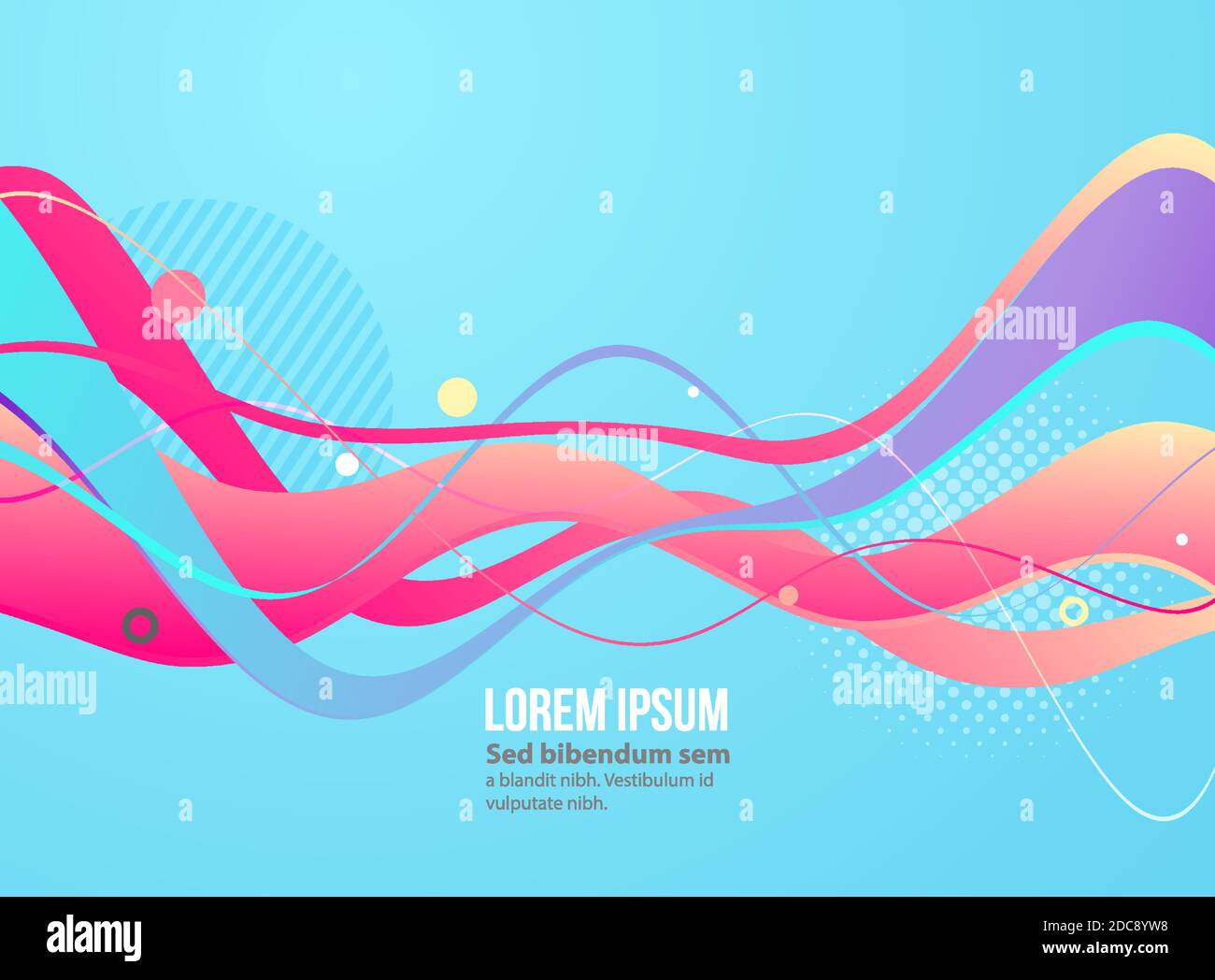 Modern colorful flow poster. Wave Liquid shape color paint. Moving ...