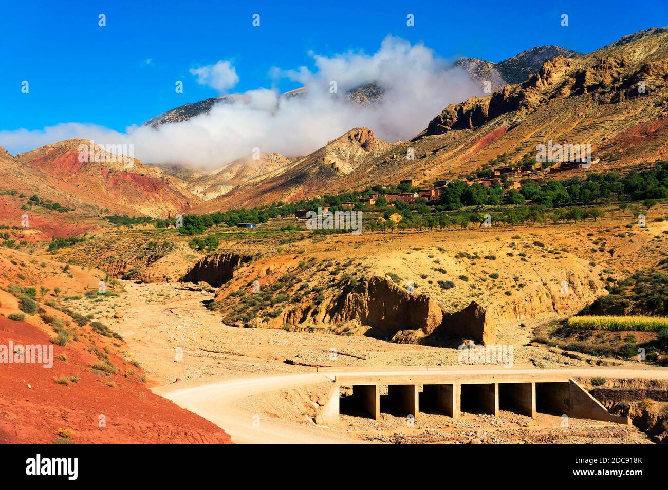 Alpine landscape of Atlas Mountains, South Morocco, Africa Stock Photo ...