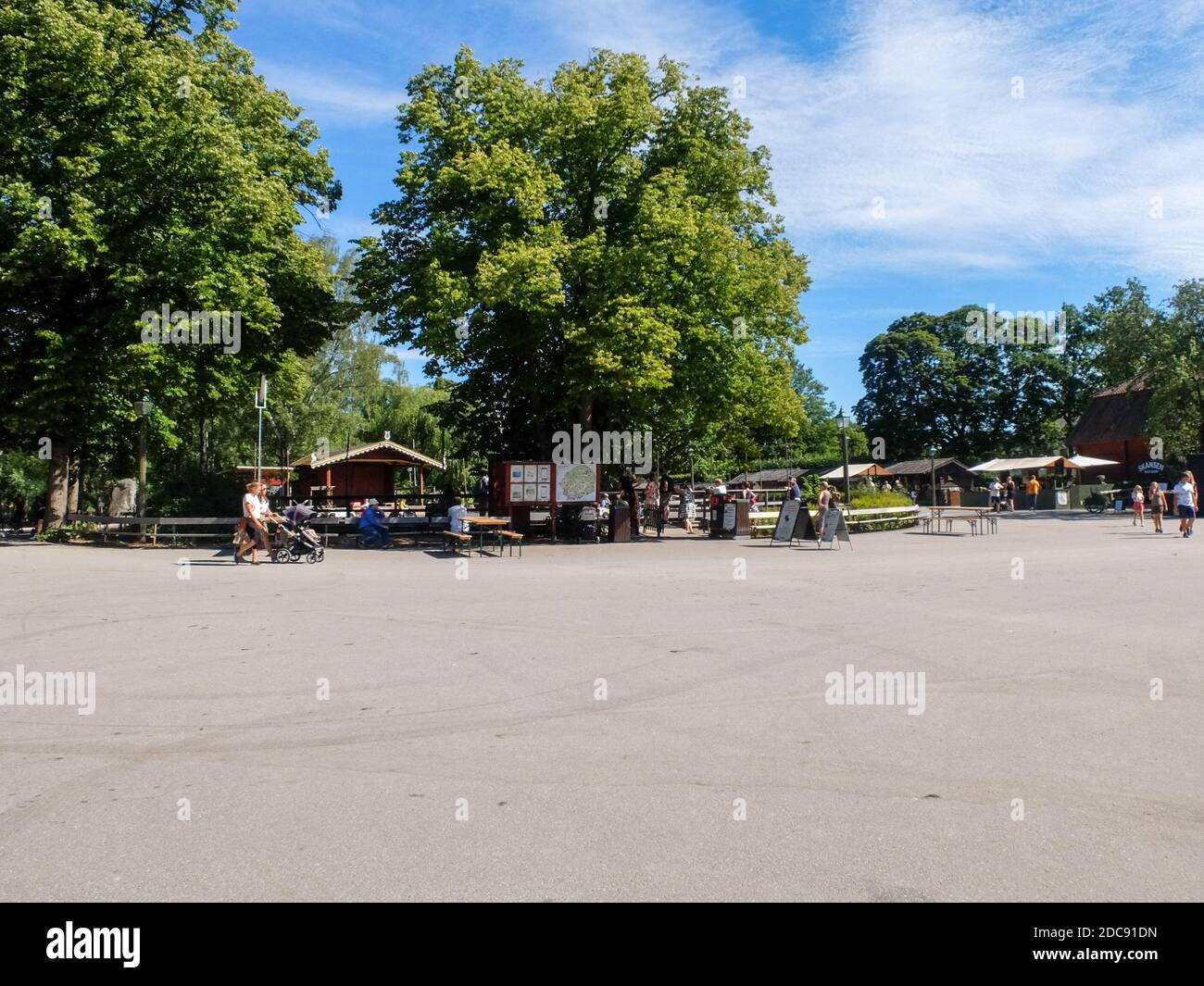 Skansen outdoor museum. Skansen is an ethnological open-air museum and ...