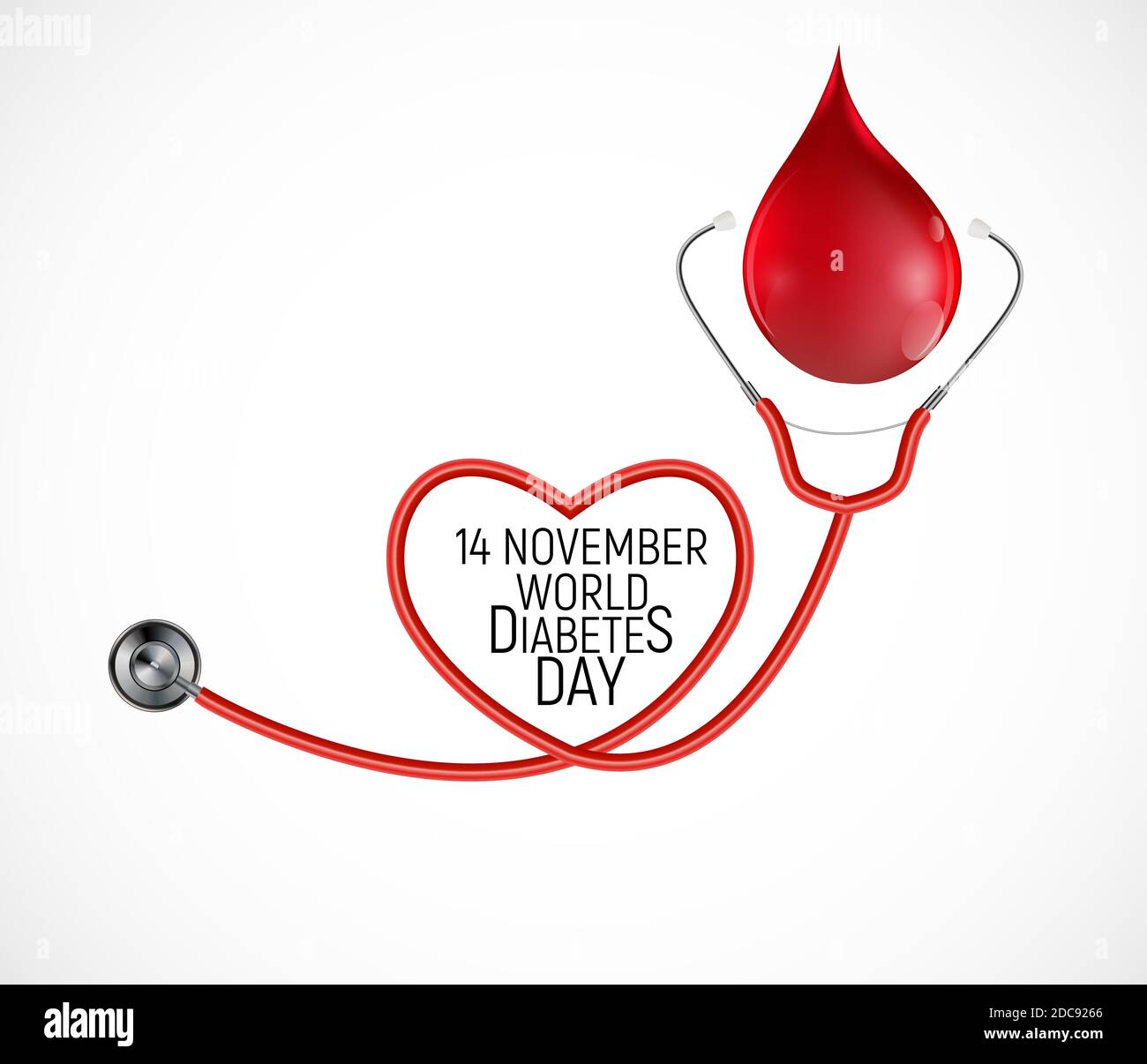 14 November. World diabetes day awareness background. Illutration Stock ...