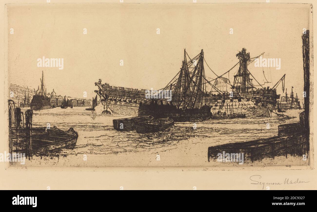 Francis Seymour Haden, (artist), British, 1818 - 1910, Breaking Up of ...