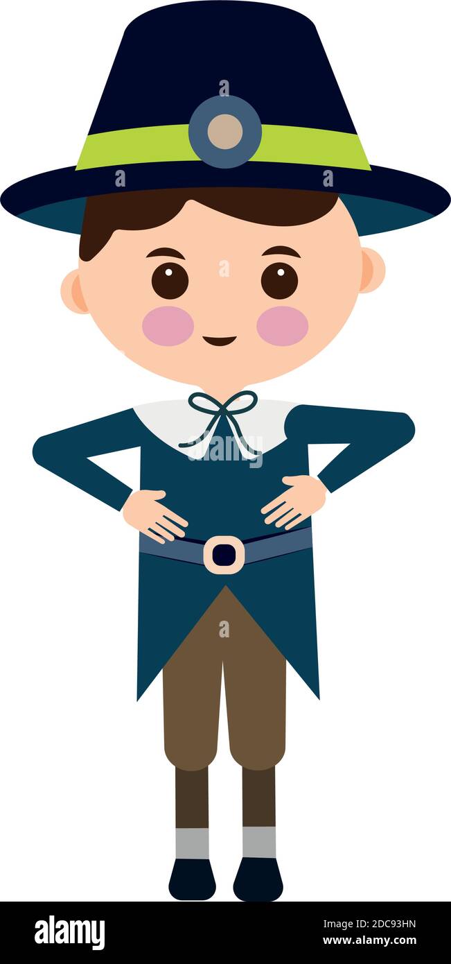 Traditional american boy Stock Vector Image & Art - Alamy