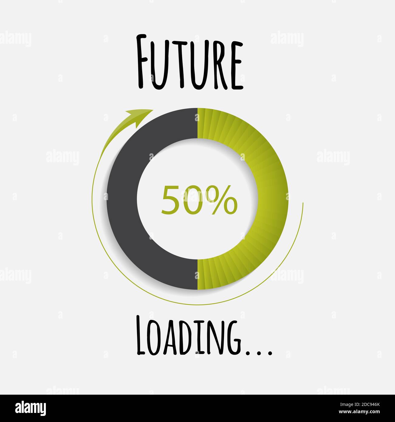 Future loading concept. Illustration Stock Photo - Alamy