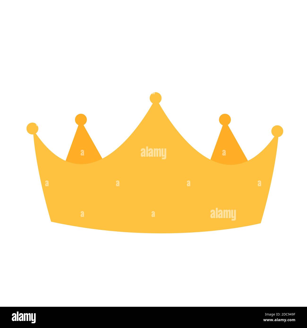 Princess Crown Icon. Illustration Stock Photo - Alamy