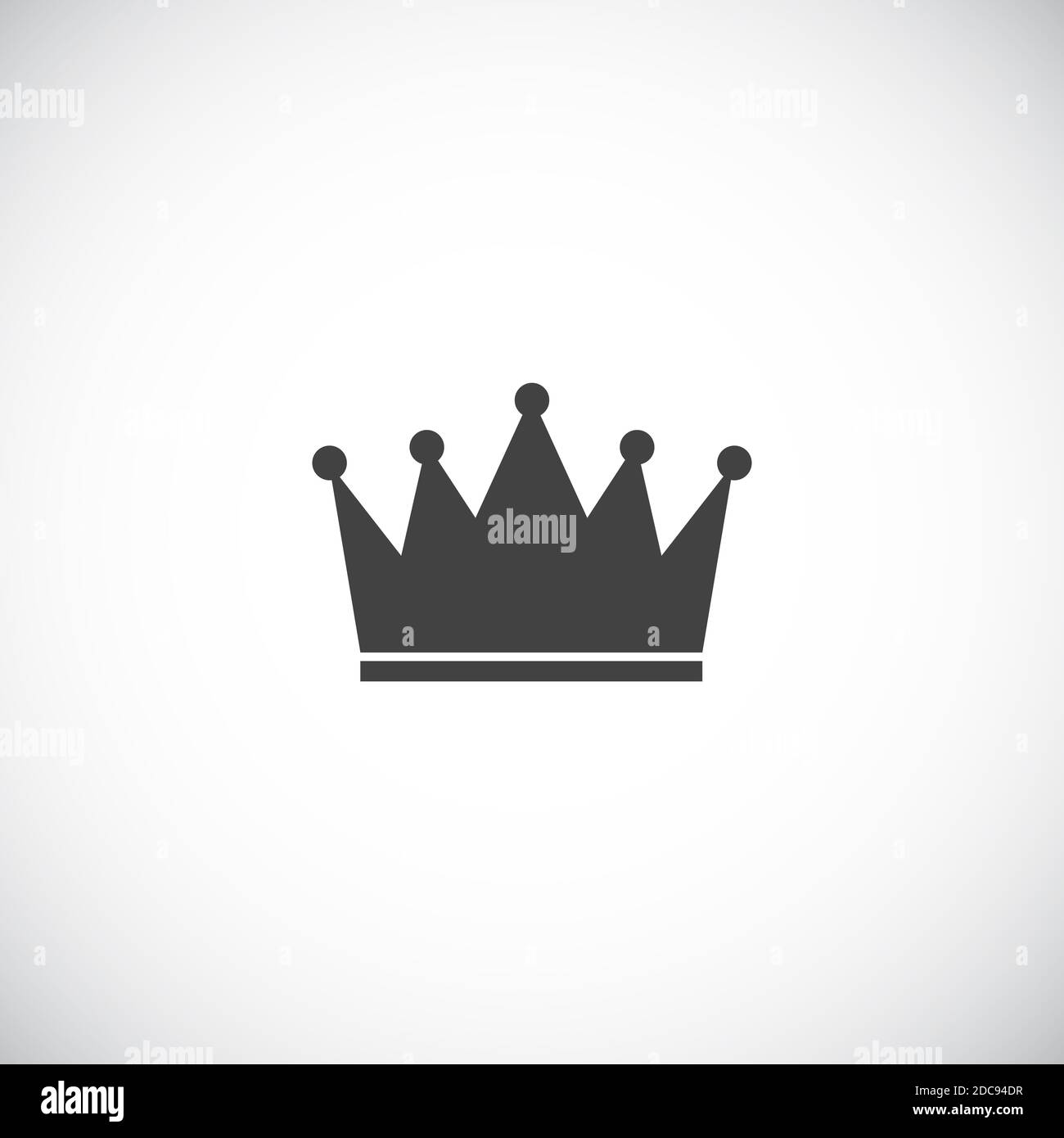 Princess Crown Icon. Illustration Stock Photo - Alamy