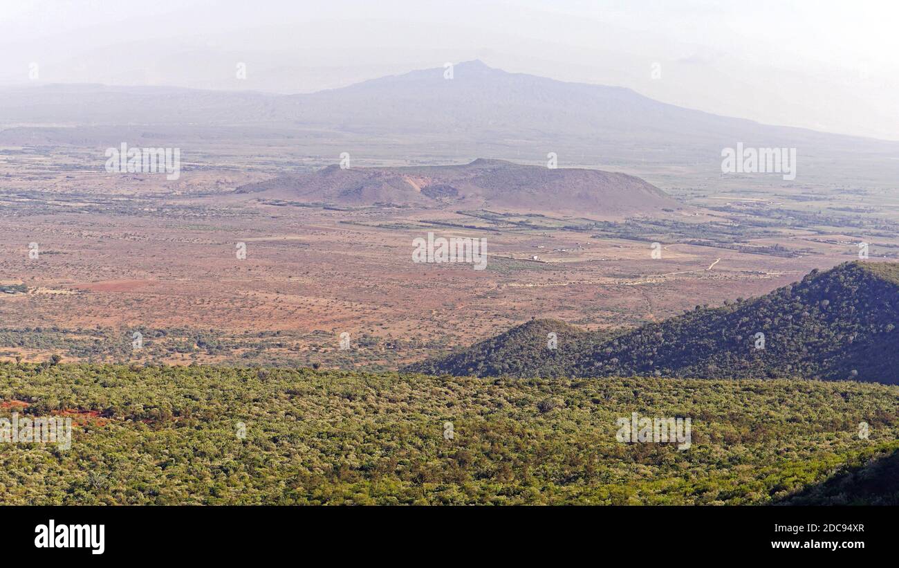 Great rift valley landscape in Kenya Stock Photo - Alamy
