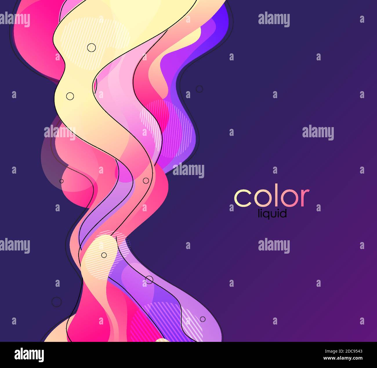 Moving colorful abstract background. Dynamic Effect. Vector ...