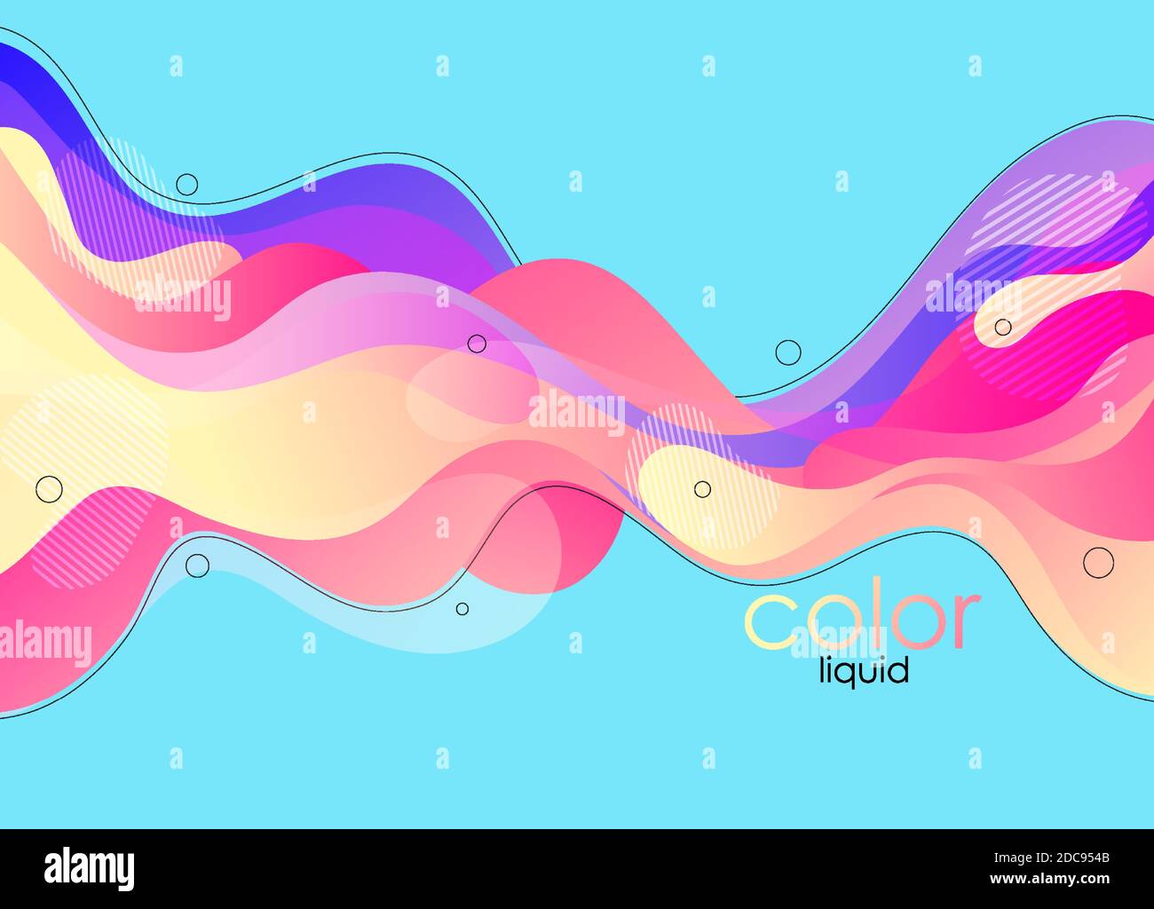 Moving colorful abstract background. Dynamic Effect. Vector ...