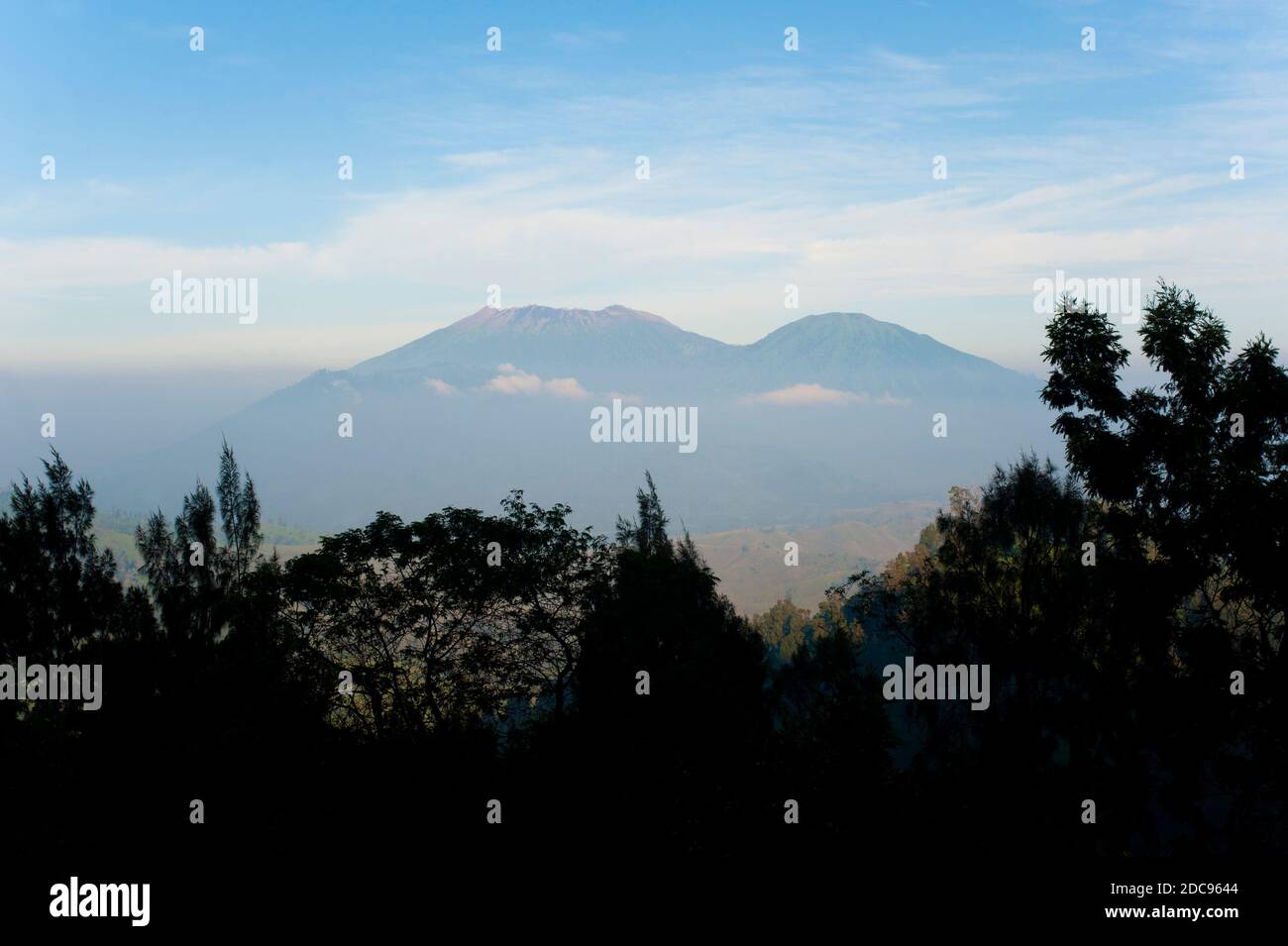 Dramatic landscape of Kawah Ijen Volcano, Java, Indonesia, Asia Stock ...