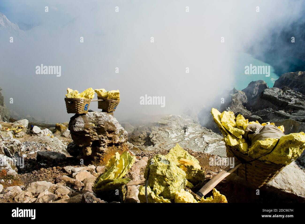 Kawah Ijen Volcano, Java, Indonesia, Asia Stock Photo - Alamy