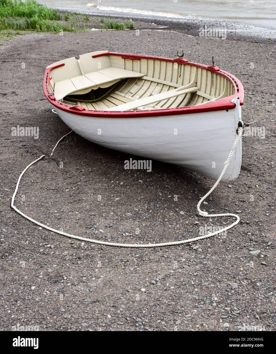 Vintage Wooden Row Boat